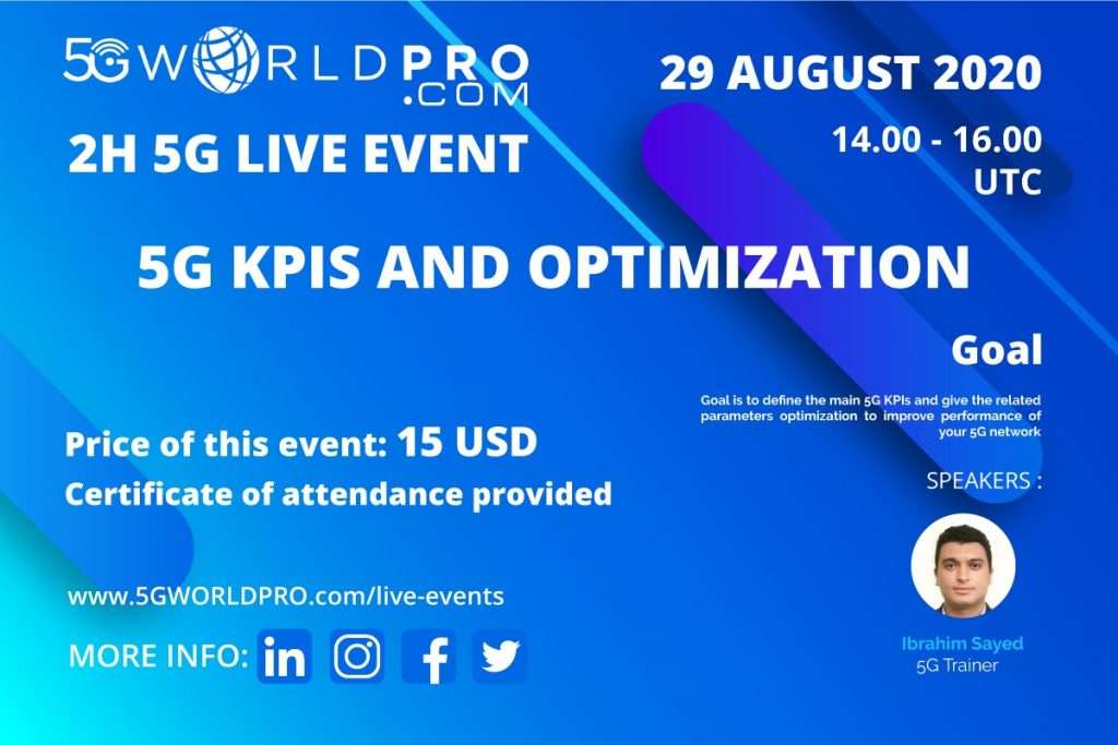 5G KPIs and Optimization | Formation 5G et Certification 5G